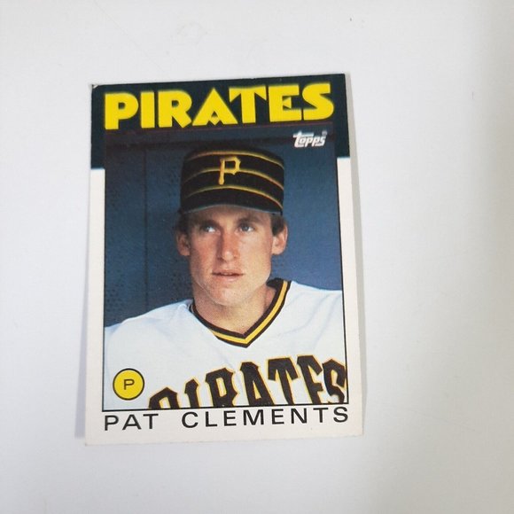 Topps | Other | Pat Clements Pittsburgh Pirates Topps Baseball Card 754 ...